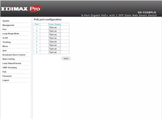 Edimax GS-5208PLG: Review saka ngalih Gigabit iki karo PoE + lan SFP 25763_44