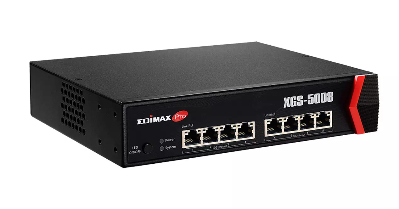 Edimax XGS-5008- ဤ 10Gigabit Ethernet စီမံခန့်ခွဲသည့်ခလုတ်ကို လေ့လာခြင်း