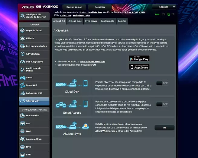 ASUS ROG STRIX GS-AX5400: WiFi 6 na Gigabit yimikino yo gusubiramo 301_100