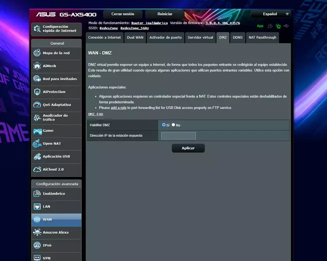 ASUS ROG STRIX GS-AX5400: WiFi 6 og Gigabit leikjabeini endurskoðun 301_125