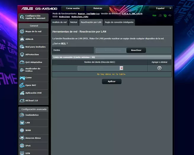 ASUS ROG STRIX GS-AX5400: WiFi 6 및 기가비트 게임 라우터 검토 301_156