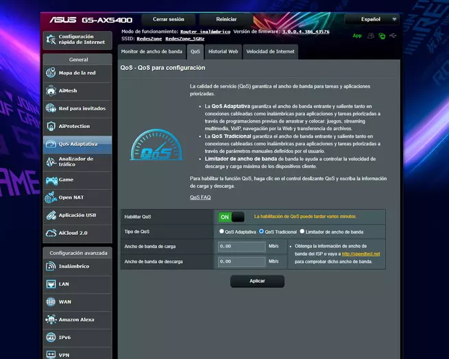 ASUS ROG STRIX GS-AX5400: WiFi 6 sareng ulasan router kaulinan Gigabit 301_84