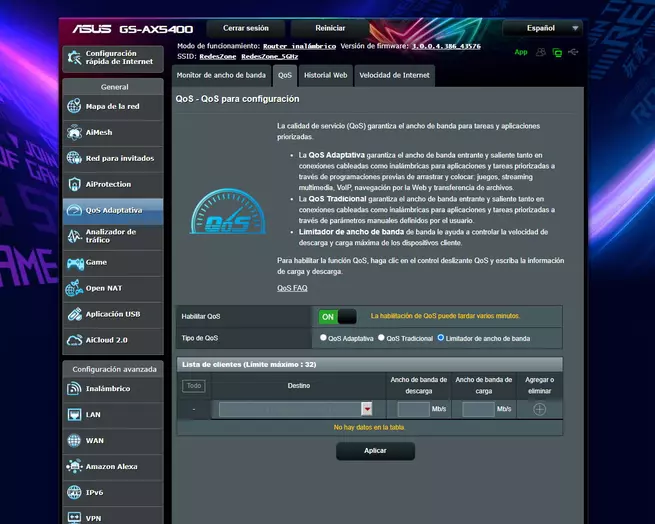 ASUS ROG STRIX GS-AX5400: WiFi 6 na Gigabit yimikino yo gusubiramo 301_85