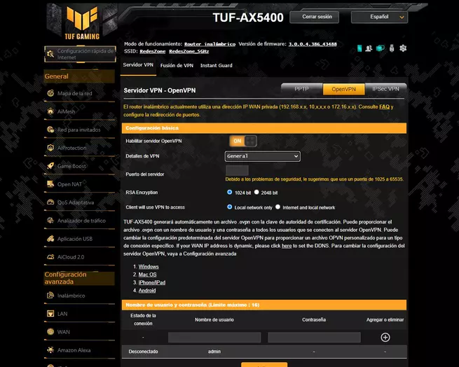 ASUS TUF Gaming TUF-AX5400: Vekolîna routerê lîstika WiFi 6 û Gigabit 304_136