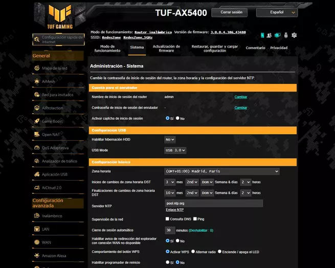 ASUS TUF Gaming TUF-AX5400: WiFi 6 og Gigabit leikjabeini endurskoðun 304_148