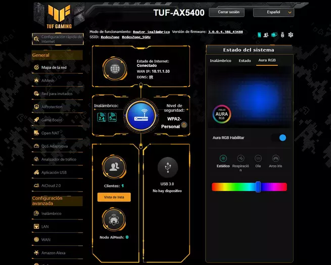 ASUS TUF Gaming TUF-AX5400: recenzia WiFi 6 a gigabitového herného routera 304_73