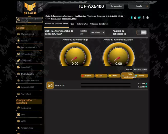 ASUS TUF Gaming TUF-AX5400: Vekolîna routerê lîstika WiFi 6 û Gigabit 304_91