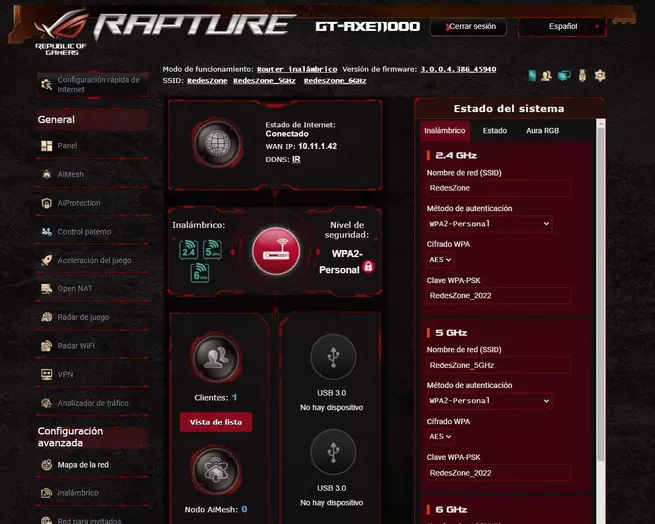 ASUS ROG Rapture GT-AXE11000: આ Wi-Fi 6E રાઉટરનું વિશ્લેષણ 310_143