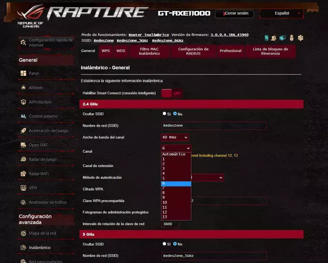 ASUS ROG Rapture GT-AXE11000: આ Wi-Fi 6E રાઉટરનું વિશ્લેષણ 310_154