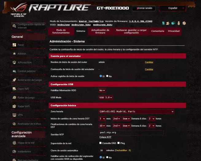 ASUS ROG Rapture GT-AXE11000: بۇ Wi-Fi 6E روتېرنىڭ ئانالىزى 310_210