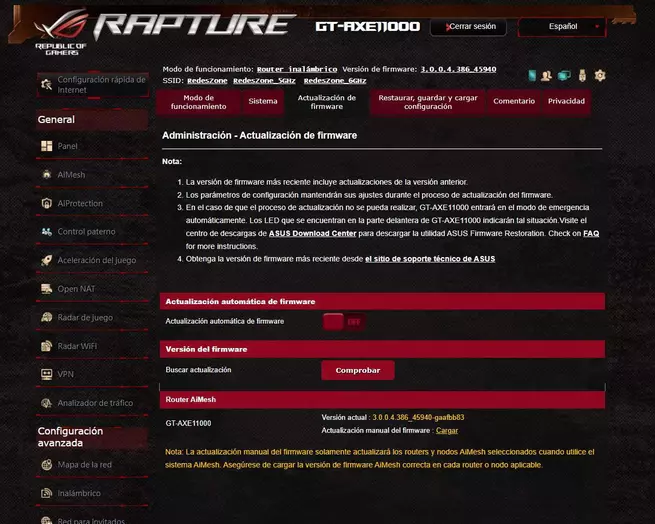 ASUS ROG Rapture GT-AXE11000: આ Wi-Fi 6E રાઉટરનું વિશ્લેષણ 310_212