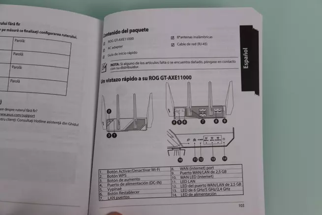 ASUS GT-AXE11000 Wi-Fi 6E Router Rêbernameya Sazkirina Zû