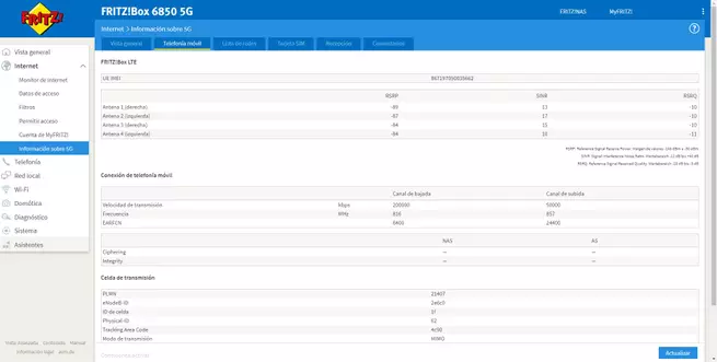 AVM FRITZ!Box 6850 5G: Speed ​​analysis of this router with 5G 311_81