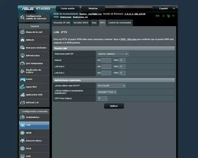 ASUS RT-AX86S: Analyse af denne højhastigheds-WiFi 6 AX5700-router 313_107