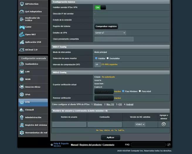 ASUS RT-AX86S: Analyse af denne højhastigheds-WiFi 6 AX5700-router 313_122