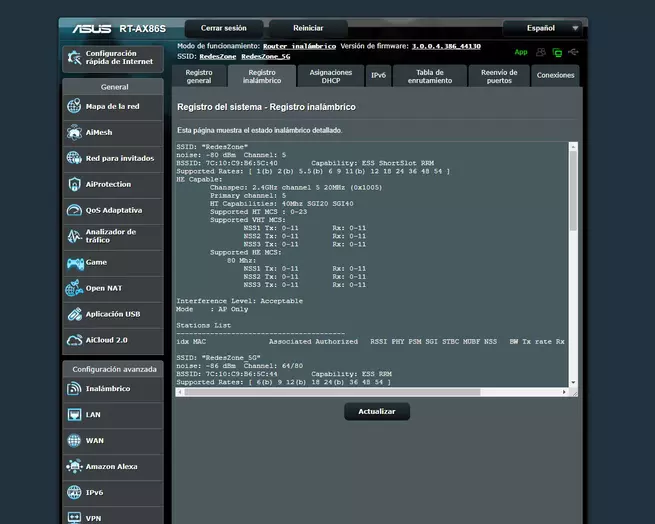 ASUS RT-AX86S: Analyse af denne højhastigheds-WiFi 6 AX5700-router 313_135