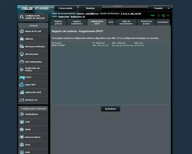 ASUS RT-AX86S: Analyse af denne højhastigheds-WiFi 6 AX5700-router 313_136