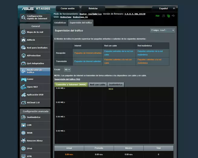 ASUS RT-AX86S: Analyse af denne højhastigheds-WiFi 6 AX5700-router 313_77