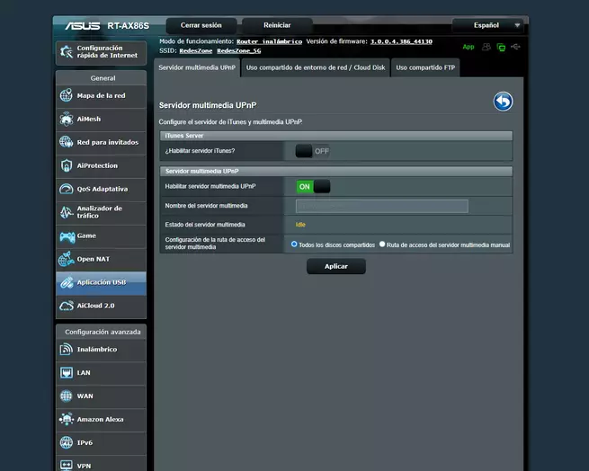 ASUS RT-AX86S: Analyse af denne højhastigheds-WiFi 6 AX5700-router 313_83