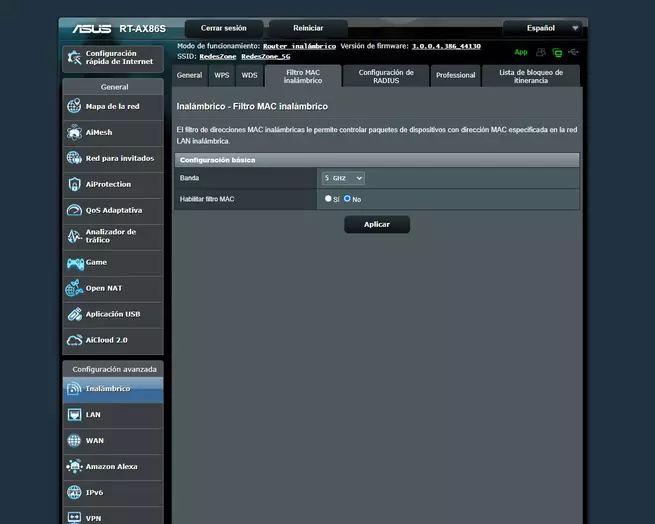 ASUS RT-AX86S: Analyse af denne højhastigheds-WiFi 6 AX5700-router 313_96