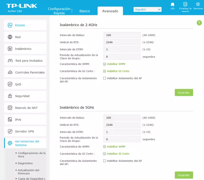 TP-Link Archer C60: סקירה של נתב Wi-Fi כפול AC1350 זה 314_86