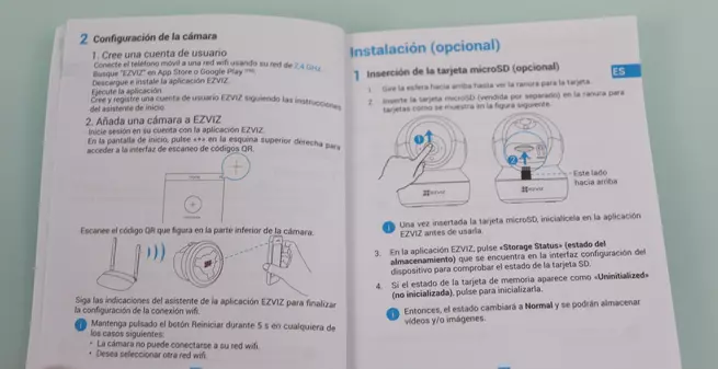 EZVIZ C6N Cloud Camera Treoir Shuiteáil Tapa