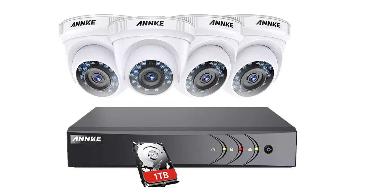 ANNKE 1080p Video Iwwerwaachungssystem: Analyse vun den DVR an 1080p Kameraen
