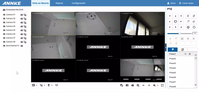 ANNKE 1080p video surveillance system: Pagsusuri ng DVR at 1080p camera 339_136