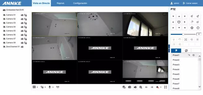 ANNKE 1080p video surveillance system: Pagsusuri ng DVR at 1080p camera 339_137