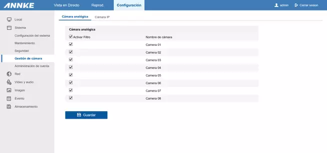 ANNKE 1080p fideotafersjochsysteem: Analyse fan 'e DVR- en 1080p-kamera's 339_144