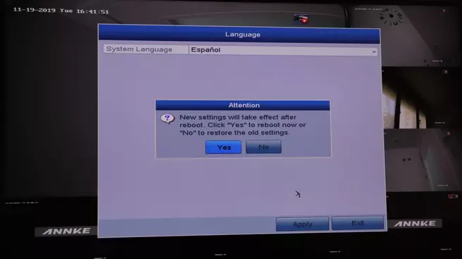 ANNKE 1080p video surveillance system: Pagsusuri ng DVR at 1080p camera 339_56