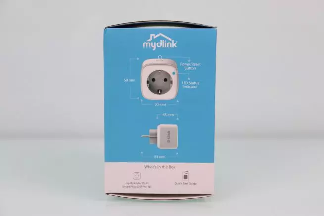 Høyre sidevisning av D-Link DSP-W118 Smart Plug-hus