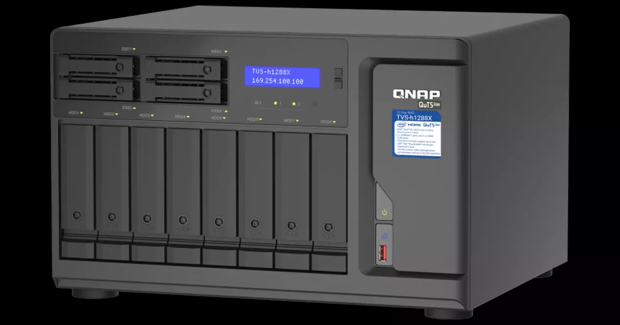 QNAP TVS-h1288X：采用 Intel Xeon 和 10Gbps 端口的 NAS 回顾