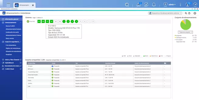 QNAP TVS-h1288X: Dib u eegista NAS ee Intel Xeon iyo 10Gbps 351_90