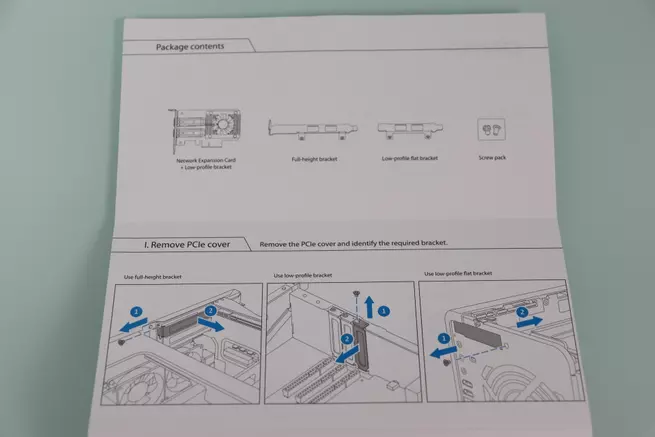 Dokumentacioni i kartës së rrjetit QNAP QXG-10G2T-107