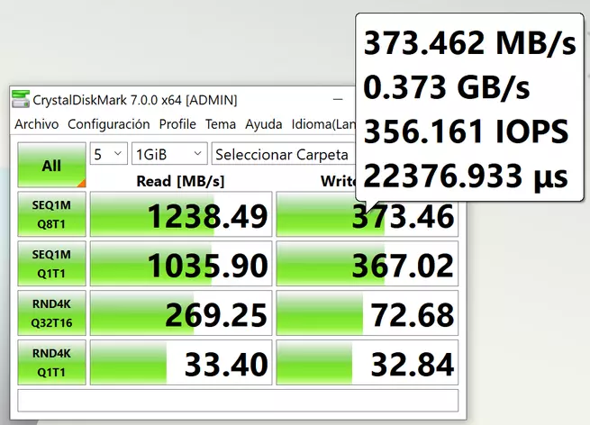 QNAP TS-1277: Mapitio ya NAS na Ryzen 7 na 12 drive bays 355_84