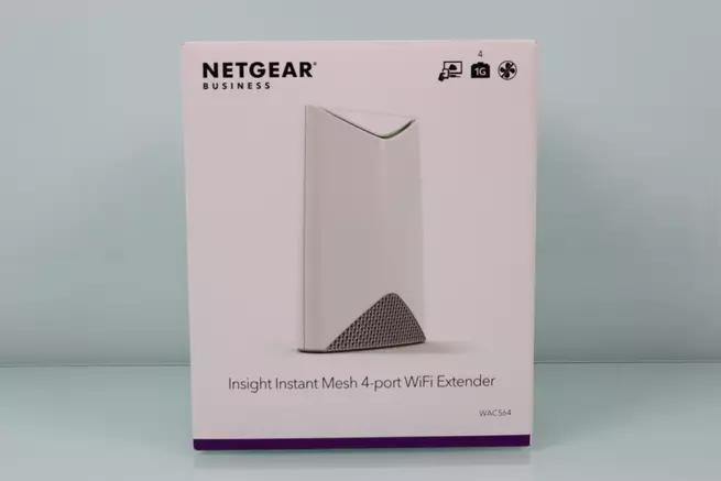 NETGEAR WAC564 Pwofesyonèl Wi-Fi Repeater Box devan