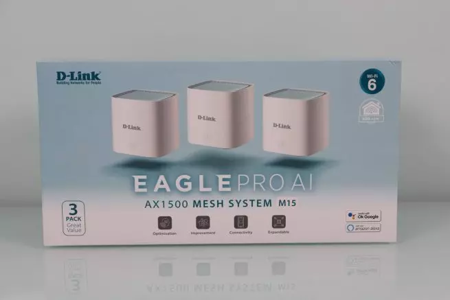 Foarkant fan 'e D-Link EAGLE PRO AI M15 mesh WiFi-doaze