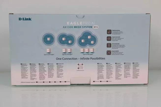 WiFi メッシュ D-Link EAGLE PRO AI M15 ケースの背面