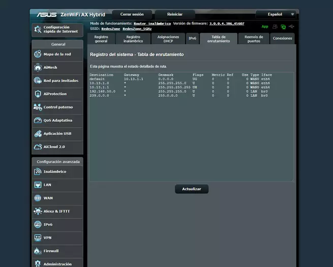 ASUS ZenWiFi AX Hybrid XP4: Analiza e kësaj rrjete WiFi me PLC 403_142