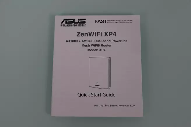 دليل التثبيت السريع لنظام ASUS ZenWiFi XP4 Mesh WiFi System