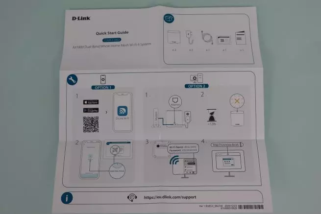 D-Link COVR-X1862 Mesh WiFi အမြန်တပ်ဆင်ခြင်းလမ်းညွှန်