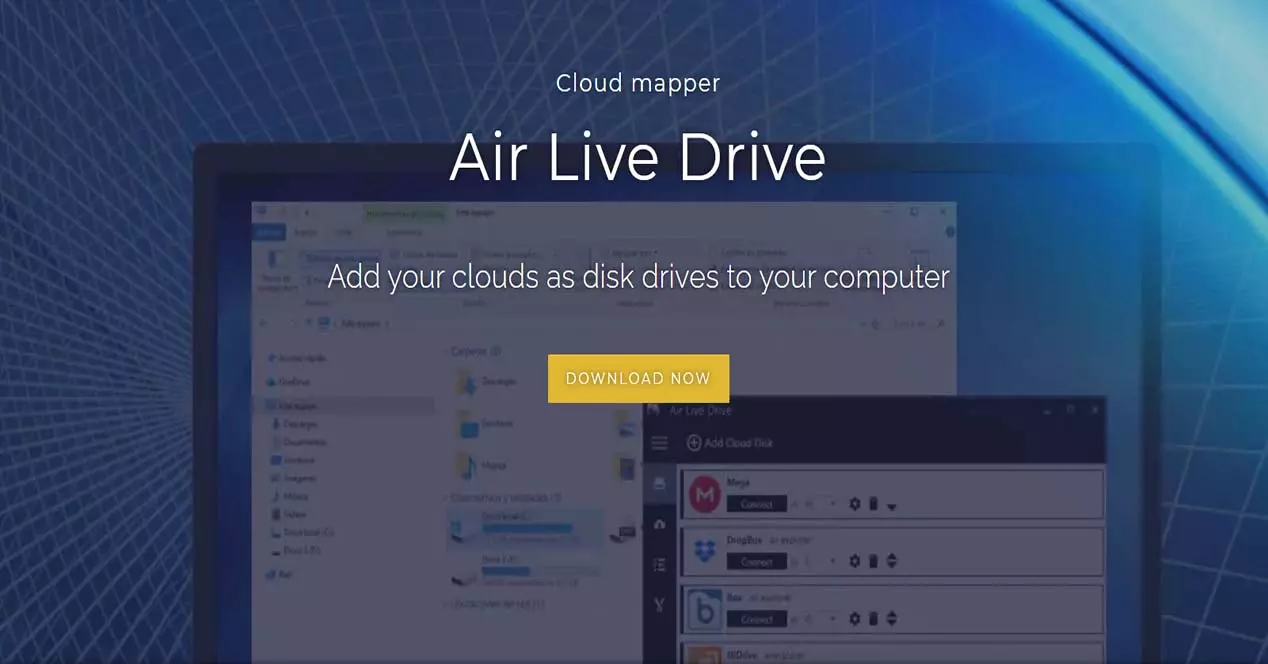 Air Live Drive: 로컬 드라이브인 것처럼 공용 클라우드를 추가하는 방법