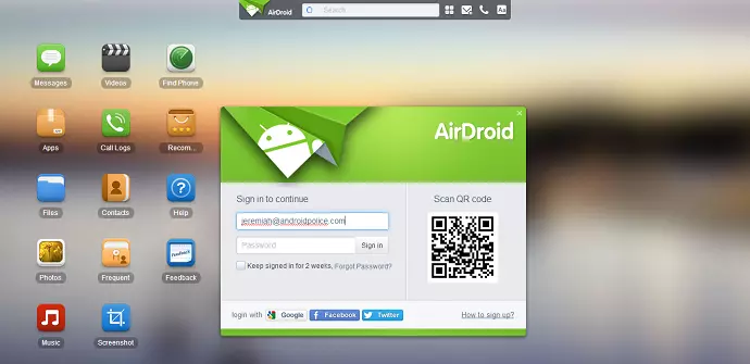 Mmejọ nchekwa dị na AirDroid na-enye ohere izu ohi data 4231_1