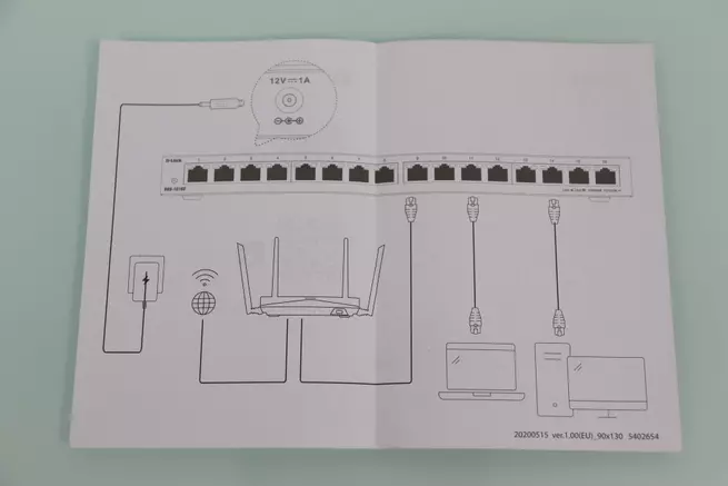 デバイスを D-Link DGS-1016S スイッチに接続するためのガイド