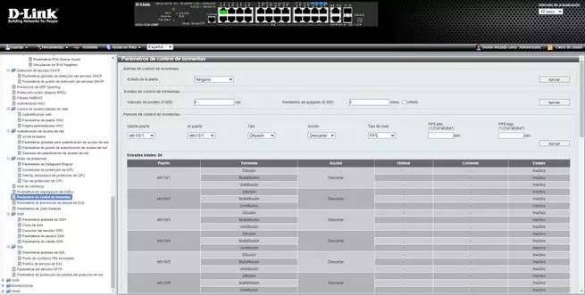 D-Link DGS-1520-28MP: L3 Multigigabit 2.5GbE kaj PoE+ Ŝaltilo Revizio 425_147