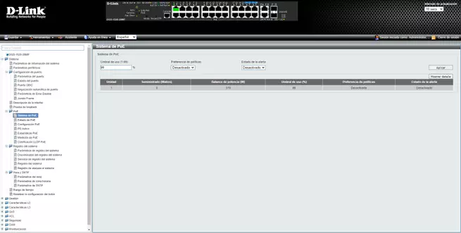 D-Link DGS-1520-28MP: Recenze L3 Multigigabit 2,5GbE a PoE+ Switch 425_48