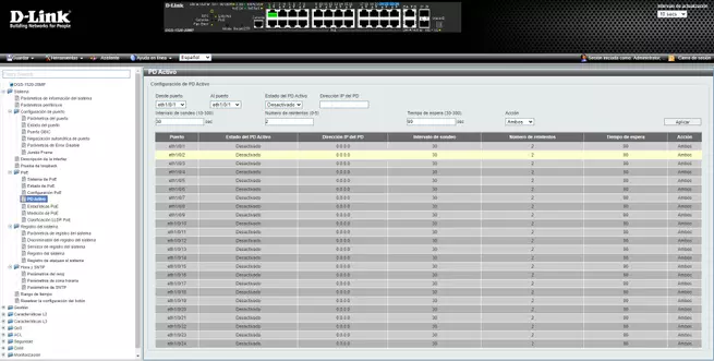 D-Link DGS-1520-28MP: L3 Multigigabit 2.5GbE kaj PoE+ Ŝaltilo Revizio 425_51