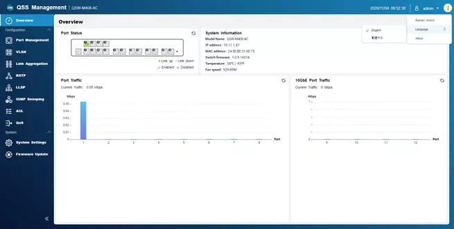 QNAP QSW-M408-4C: Dib u eegista wareejinta la maamulay oo leh 10G SFP+ dekedaha 427_28