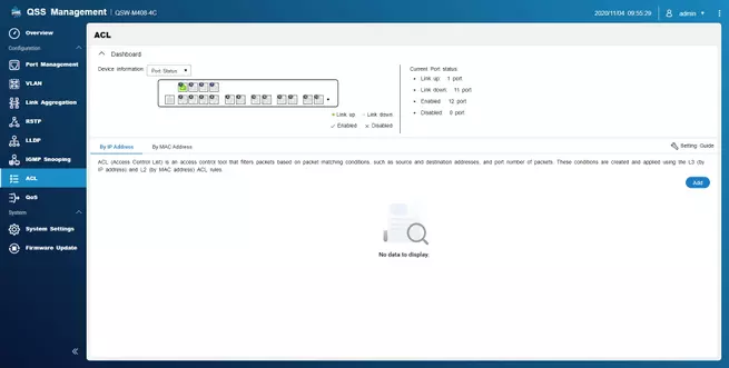 QNAP QSW-M408-4C: Dib u eegista wareejinta la maamulay oo leh 10G SFP+ dekedaha 427_50